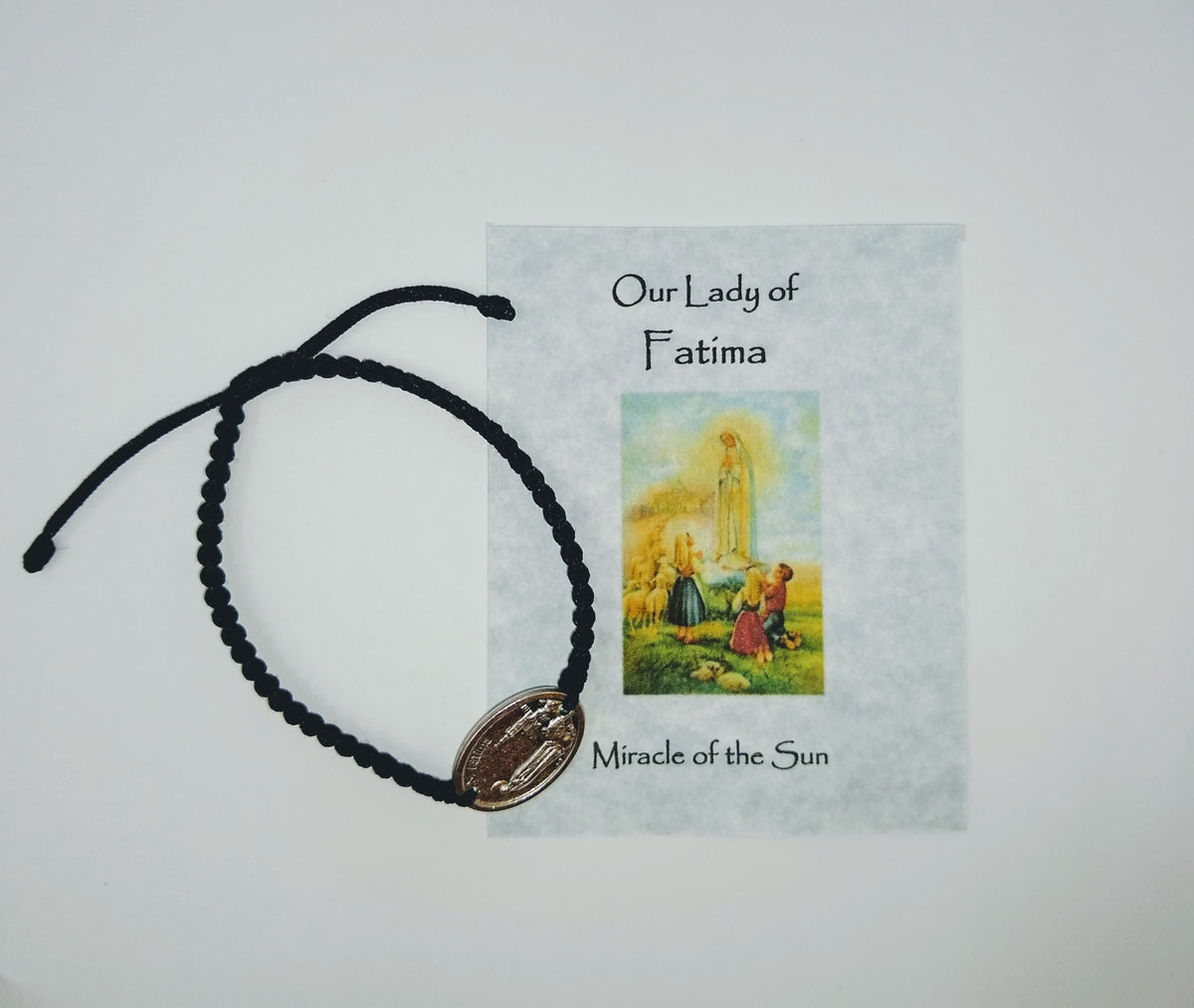 OUR LADY OF FATIMA CORD BRACELET – Holy Hill Gift Store